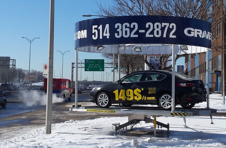 Rotating platform | Podium Car Display for car dealership